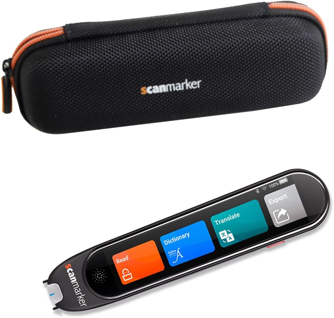 Amazon.com: Scanmarker Pro & Case Bundle | Reading Pen & Translation ...
