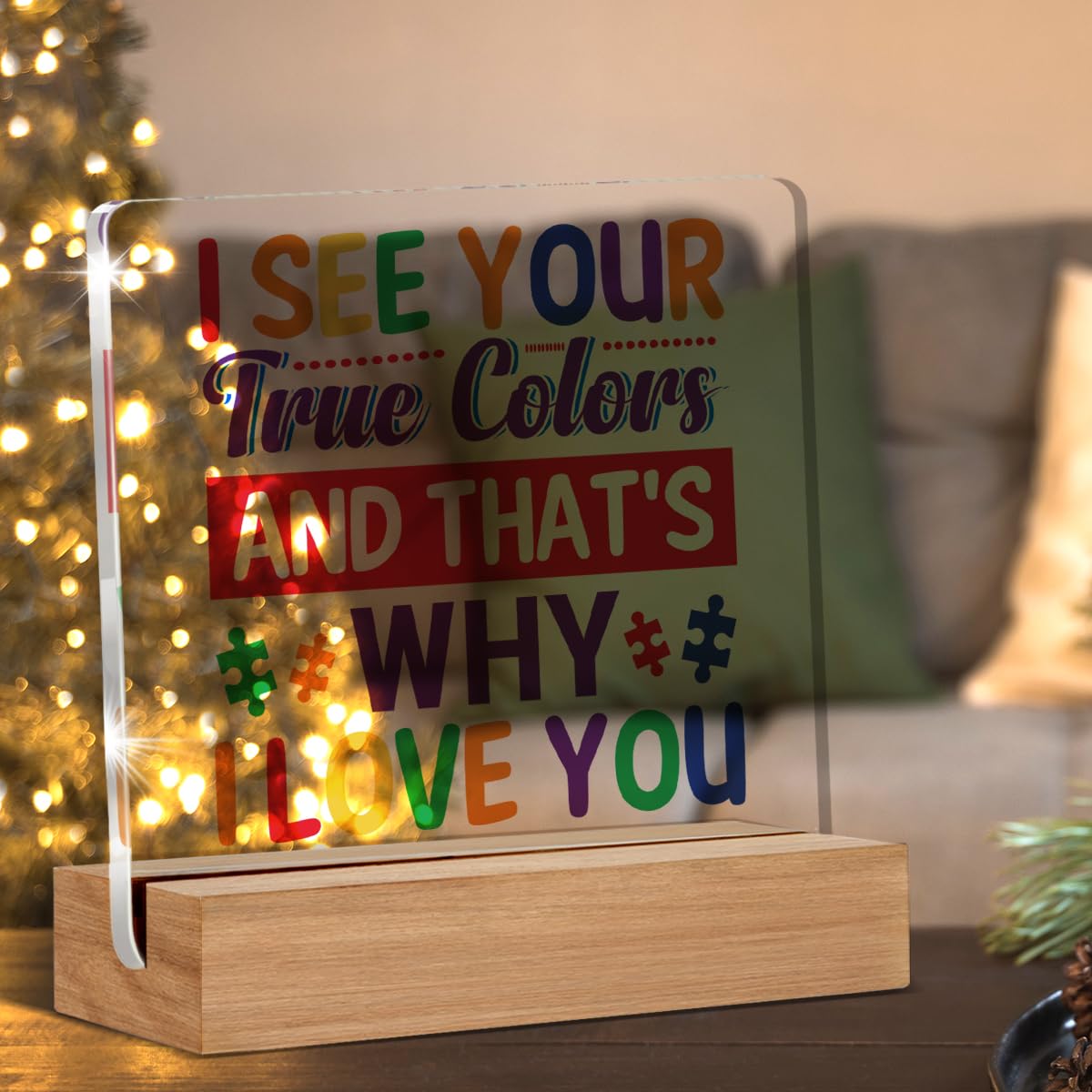 Snapklik.com : Autism Awareness Gift Autism Decor I See Your True ...
