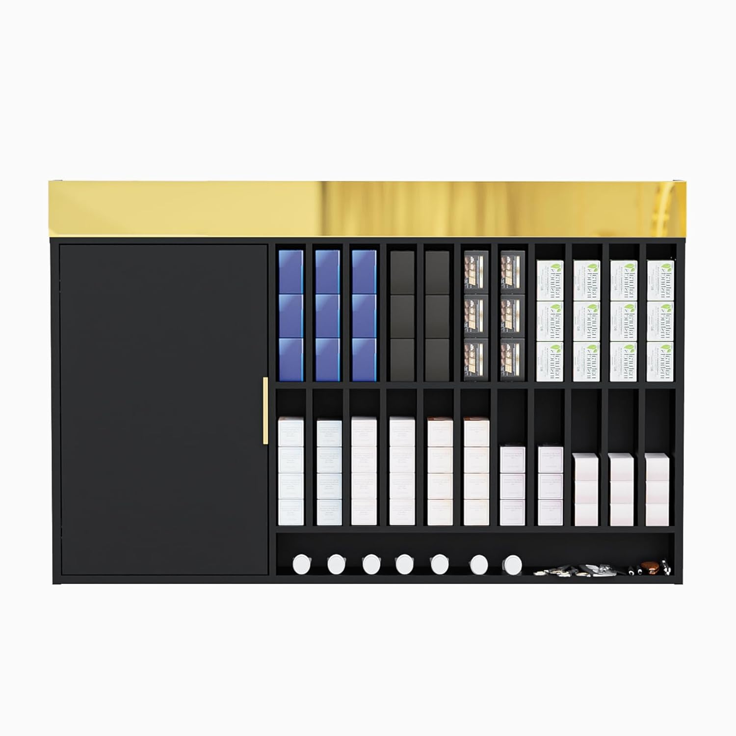 Professional Hair Color Organizer Rack, Wall Mounted Salon Storage ...