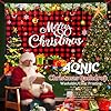 Amazon.com: 7x5ft Christmas Banner Christmas Tree Santa Claus Snowflake ...