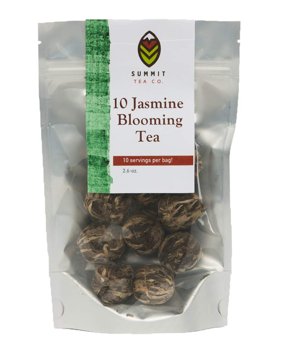 Amazon.com: Jasmine Blooming Tea 2.6 oz. Bag - 10 Jasmine blooming tea ...