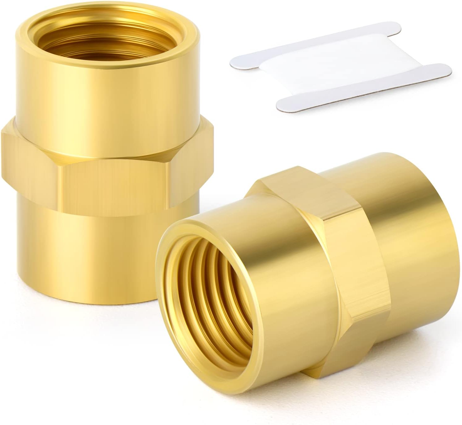 Amazon.com: FASPARTS 3/4" NPT Female/FPT/FIP Coupler Brass Fitting Fuel ...