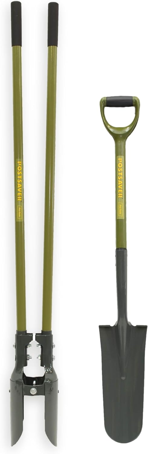 Postsaver Post Hole Digger & Fencing Spade | Fence Post Shovel Steel ...