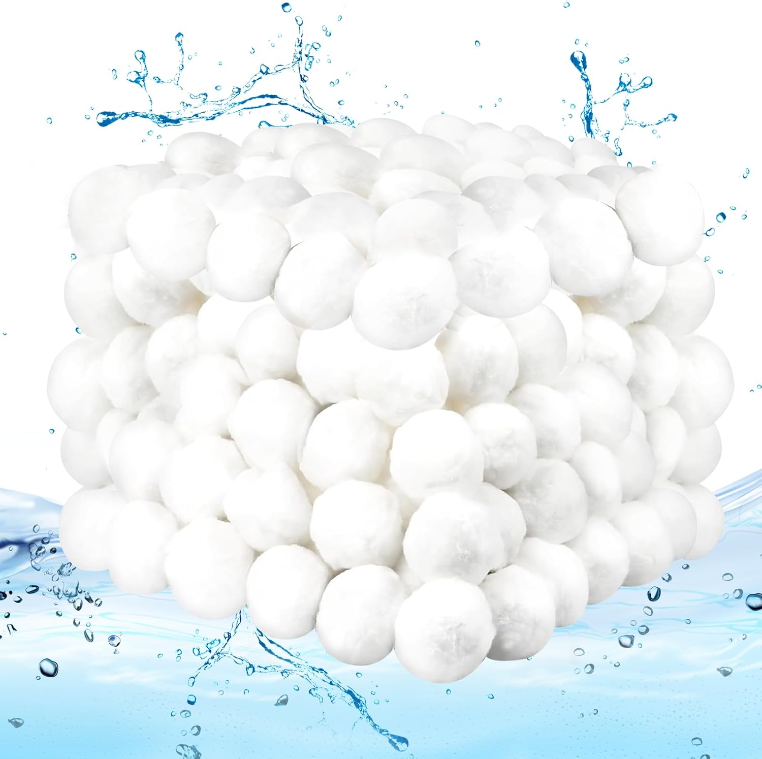 MOKHT Filterbälle Pool - 1000G Filterbälle für Sandfilteranlagen ...