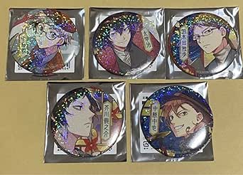 Amazon.co.jp: Bungo Stray Dogs Rock Museum Holo Can Badge KCM 5 Types ...
