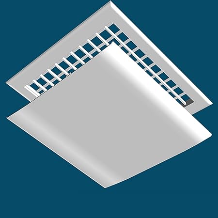 Amazon.com: Air Deflectors for Ceiling Vents, Angle Adjustable Square ...