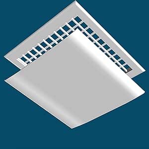 Amazon.com: Air Deflectors for Ceiling Vents, Angle Adjustable Square ...
