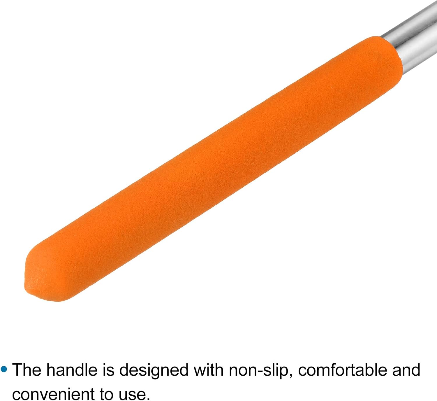 PATIKIL 4 Feet Telescopic Handheld Flagpole, Stainless Steel Extendable ...