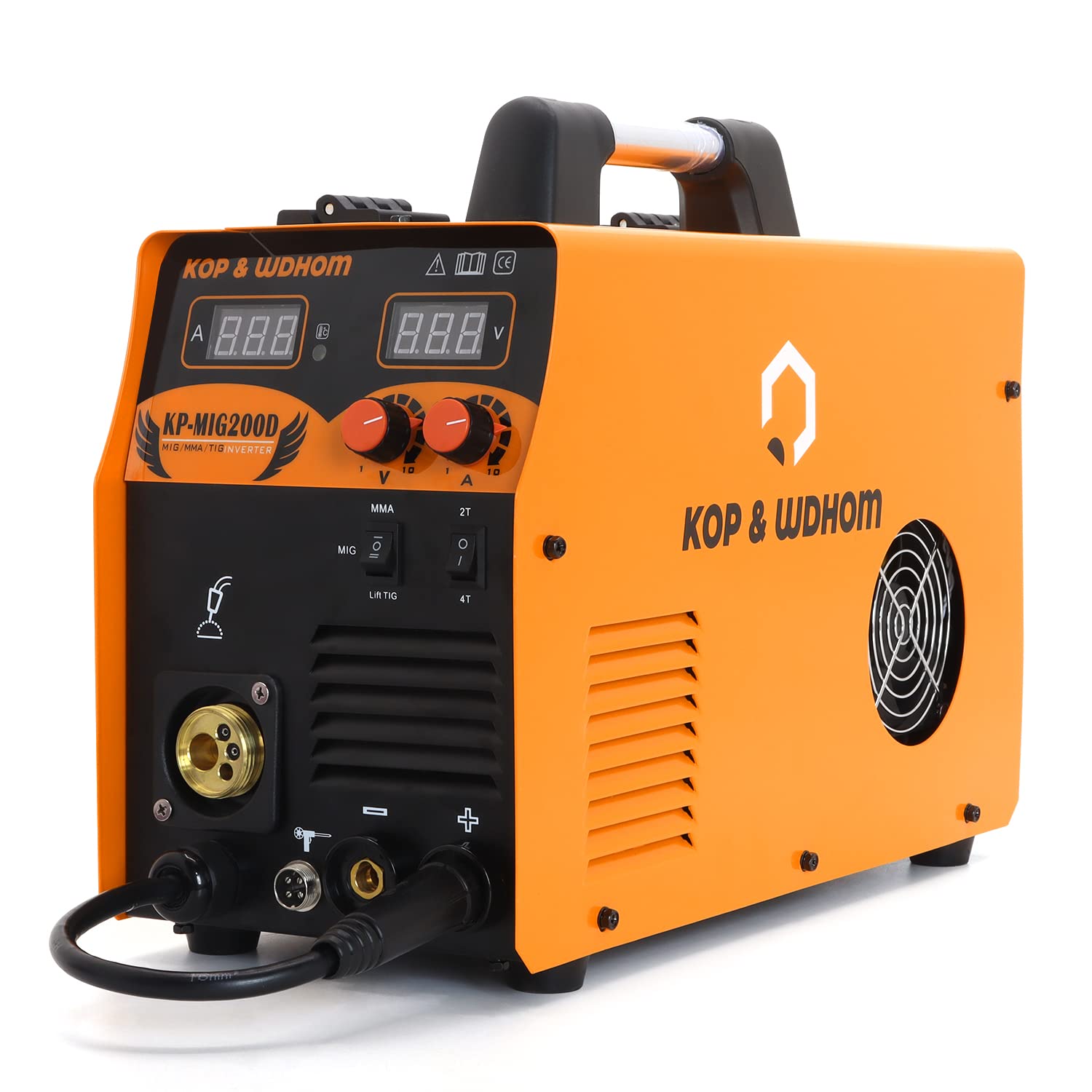 MIG Aluminum Welder 200Amp 110 220V Gas Gasless MIG Welding Machine 2LB mig-aluminum-welder-200amp-110-220v-gas-gasless-mig-welding-machine-2lb