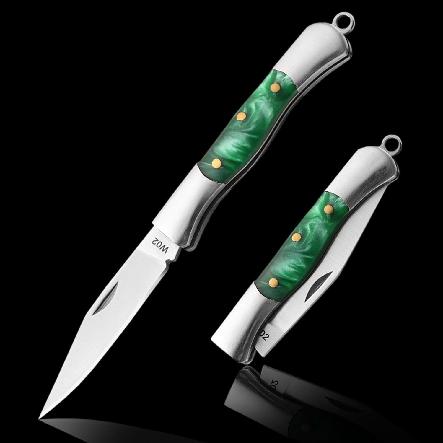 BEFUNC Mini Taschenmesser Klein Klappmesser, Schlüsselanhänger Messer ...