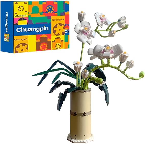 Amazon CHUANGPIN Orchid Flower Bouquet Building Kit Compatible With Lego Ideas For Adults amazon-chuangpin-orchid-flower-bouquet-building-kit-compatible-with-lego-ideas-for-adults
