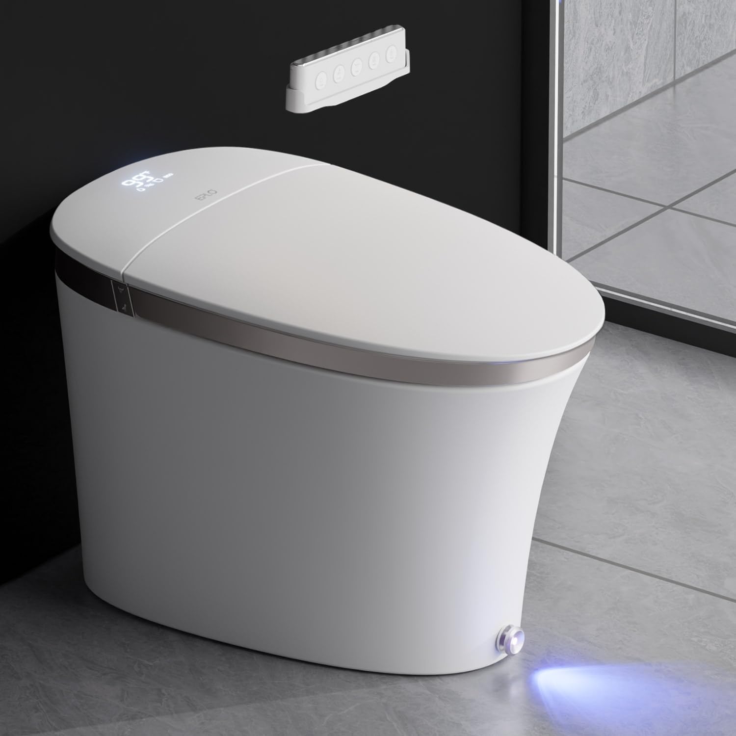 ELLAI Smart Toilet with Bidet Built In, Bidet Toilet with Remote ...