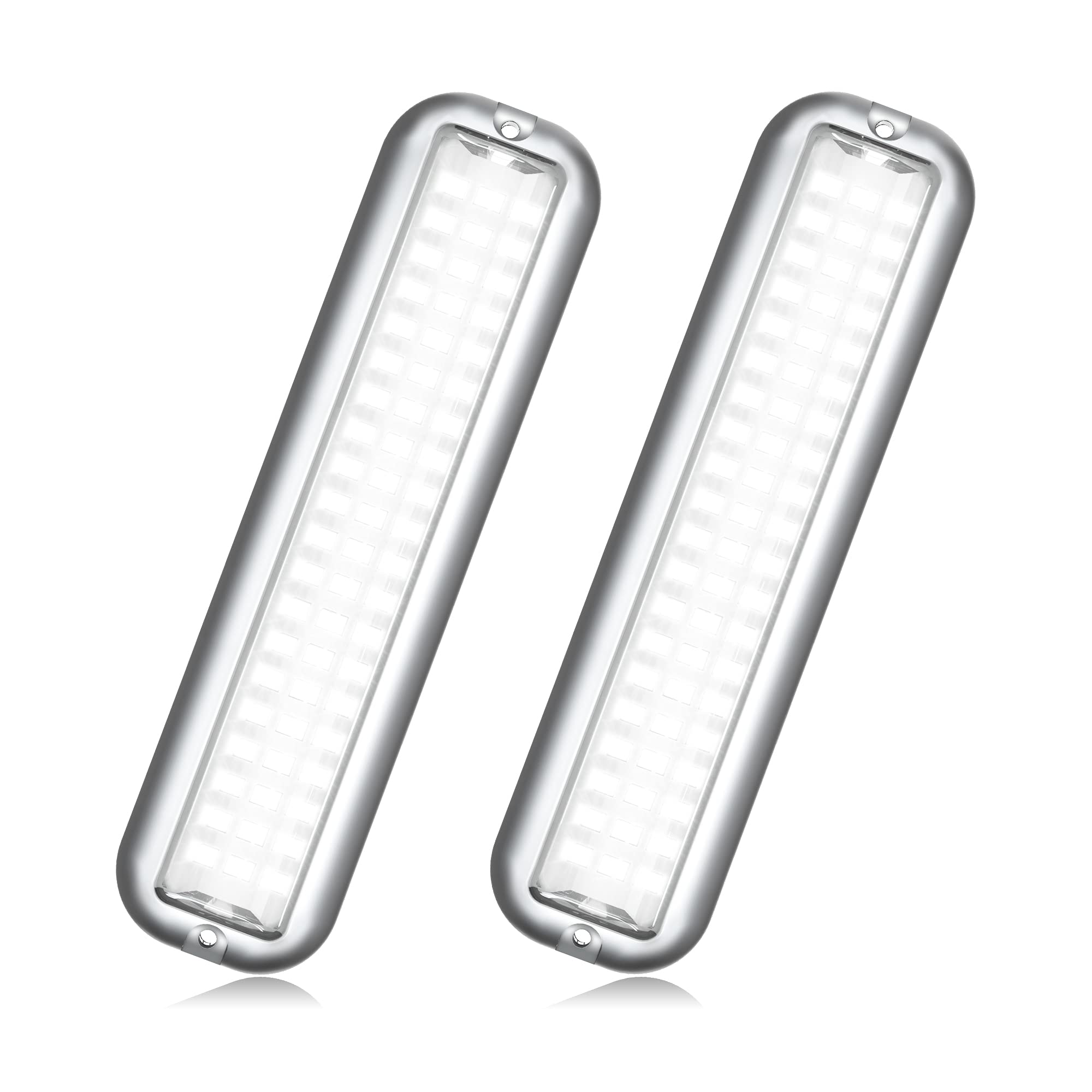 Amazon.com: BASIKER BS3 Marine LED Boat Light (2x2000LM 60LED), 10-36V ...