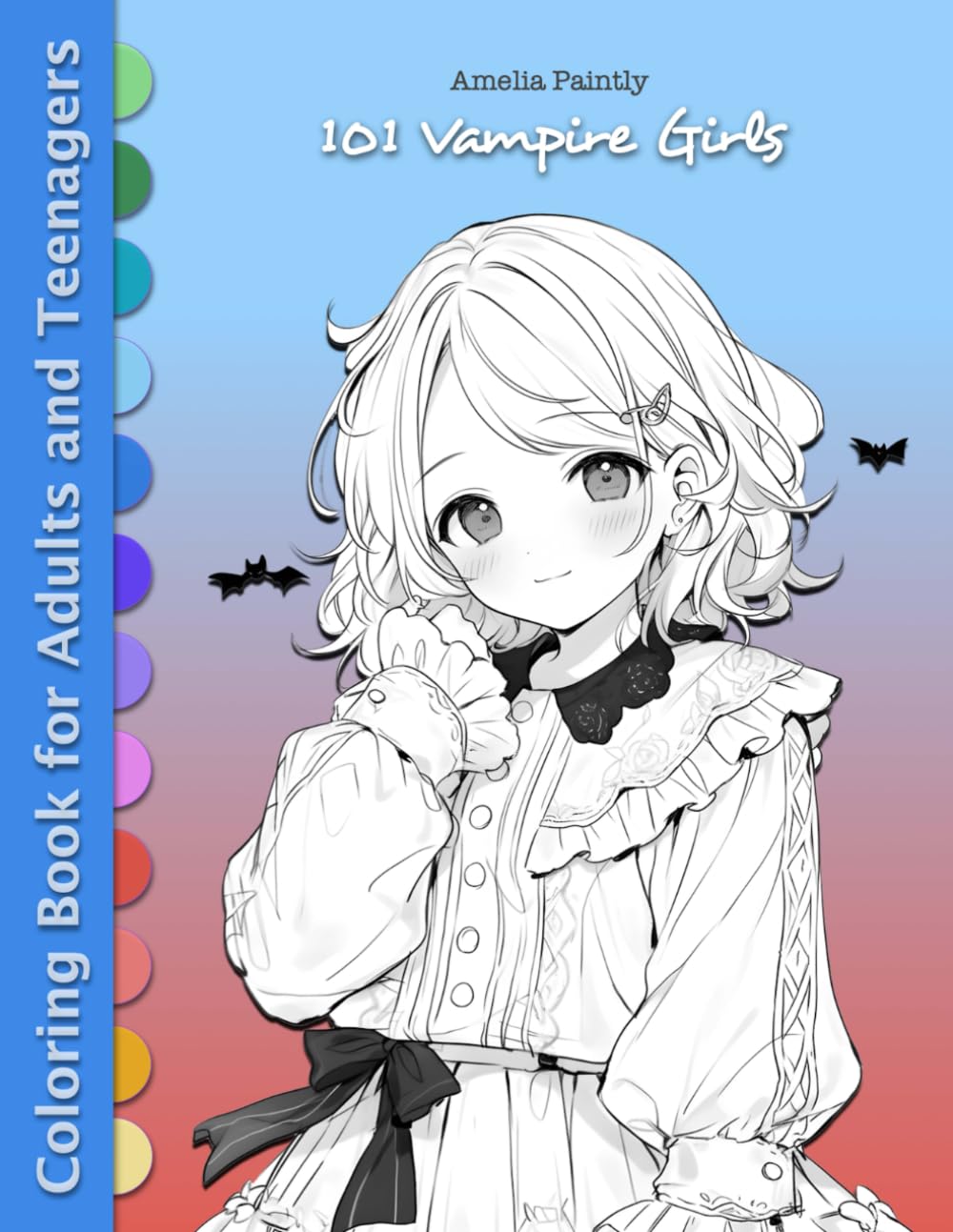 Amazon.com: 101 Vampire Girls: Coloring Art Book for Teenagers and ...