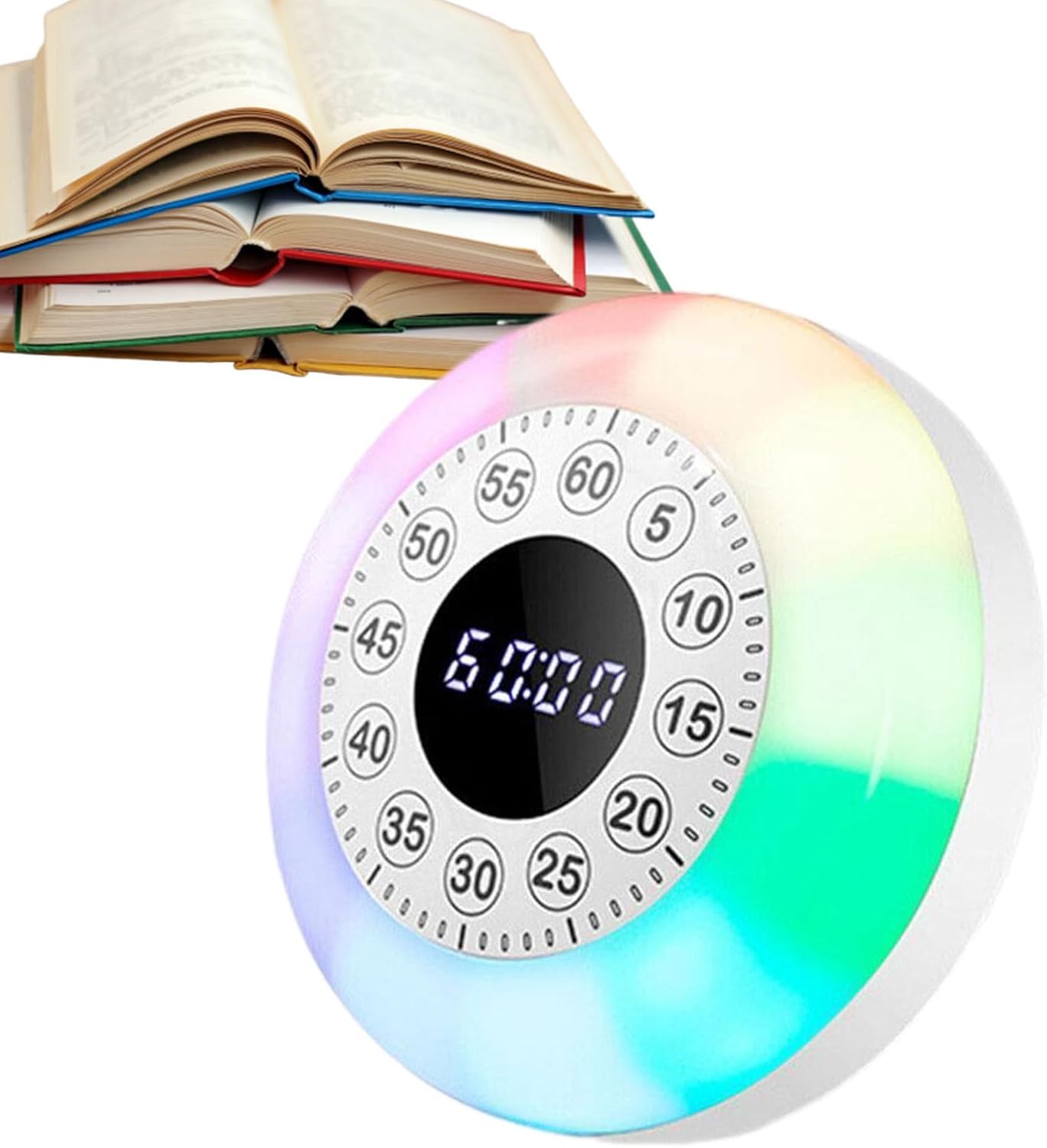 Vissual Timer Usb Rechargeable Countdown Timers 60 Minute Digital Kitchen Timer