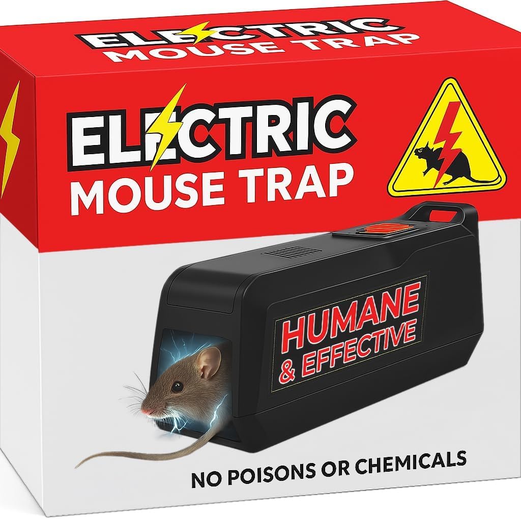 Amazon.com : Mouse Traps Indoor for Home,Reusable Electric Humane Rat ...