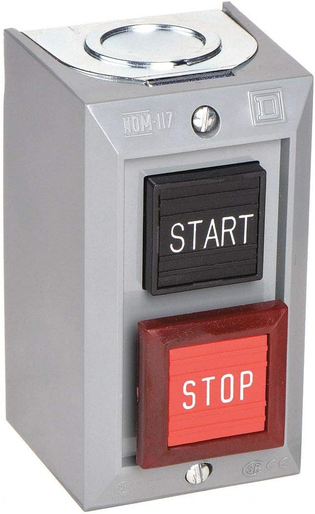 Square D - 9001BG203 - Push Button Control Station, 1NO/1NC Contact ...