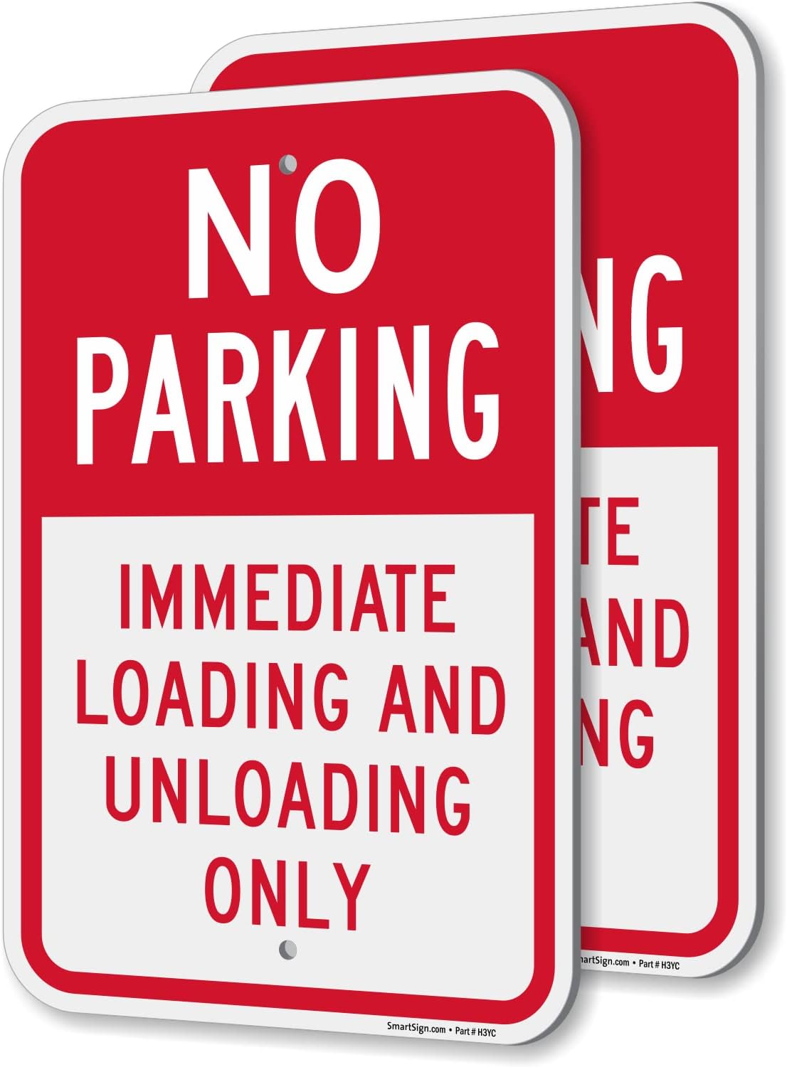 Amazon.com: SmartSign 15 Minute Parking Loading And Unloading Zone Sign ...