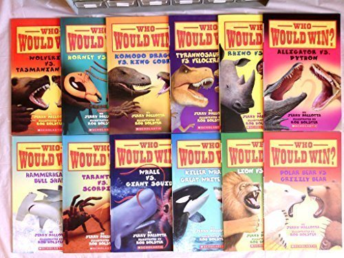 Who Would Win? Series Complete 12 Book Set by Jerry Pallotta