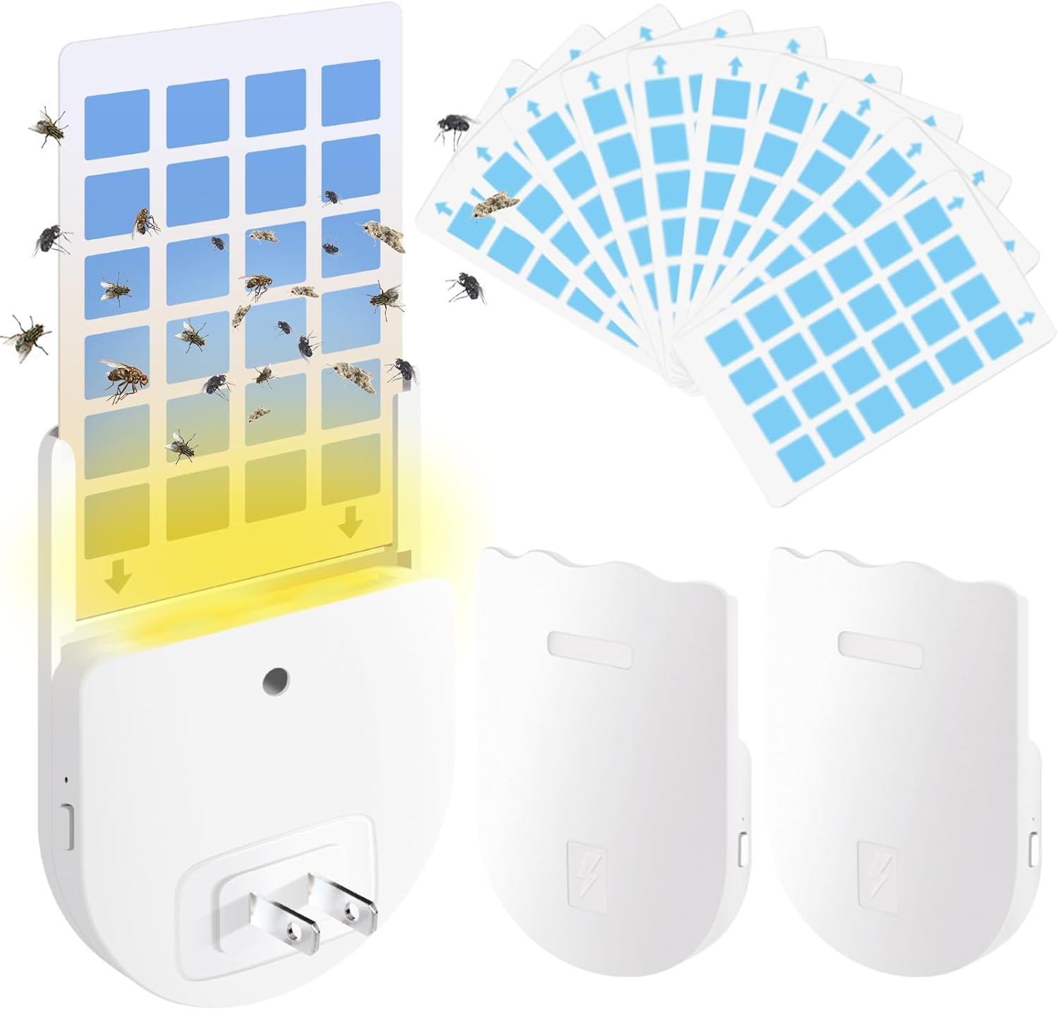 Amazon.com : GOLOPEST Flying Insect Trap, Indoor Insect Catcher, Plug ...