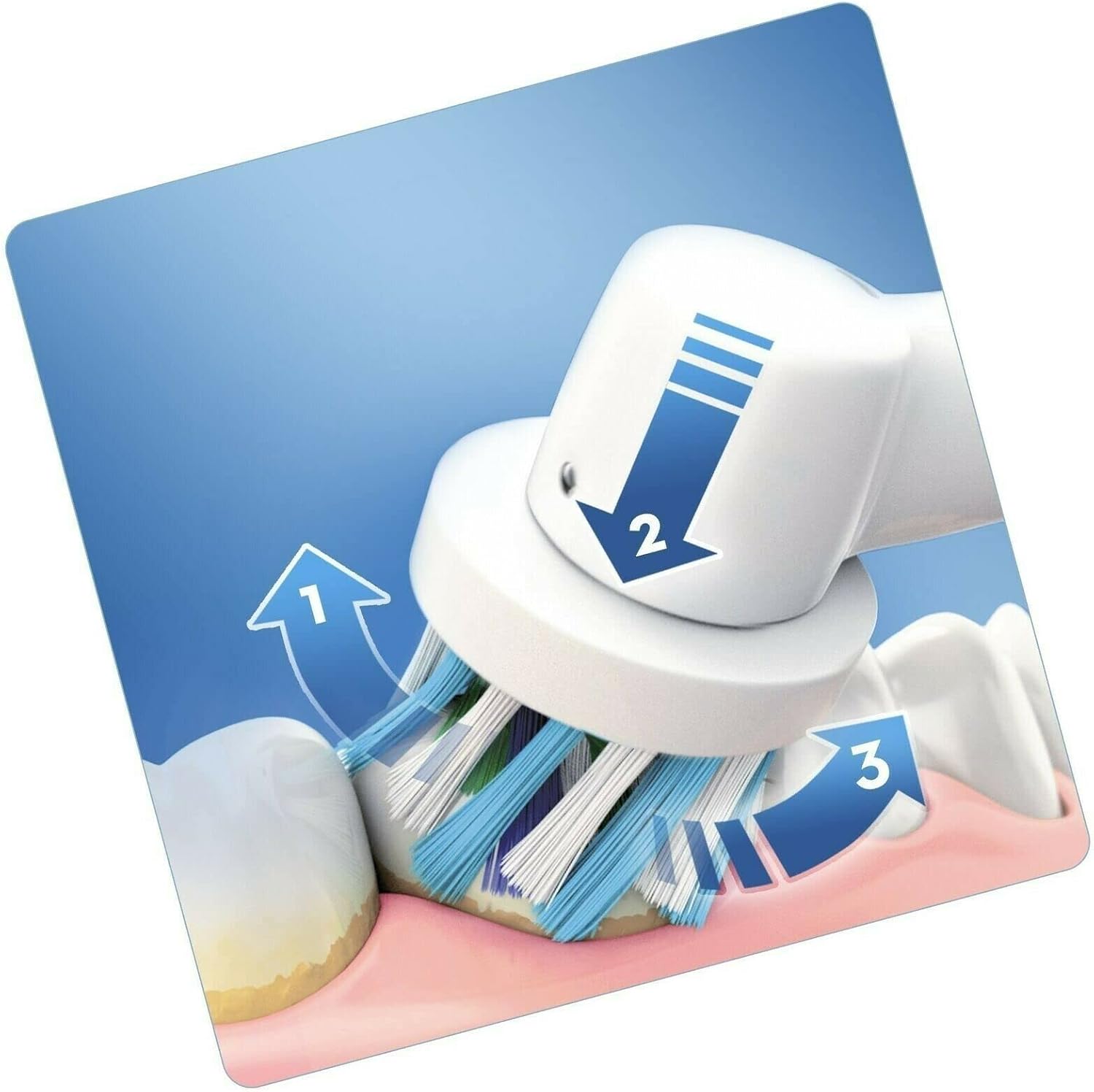 Oral B Oral-B Pro 2000 Crossaction Electric Rechargeable Toothbrush Powered - NxDeals.com