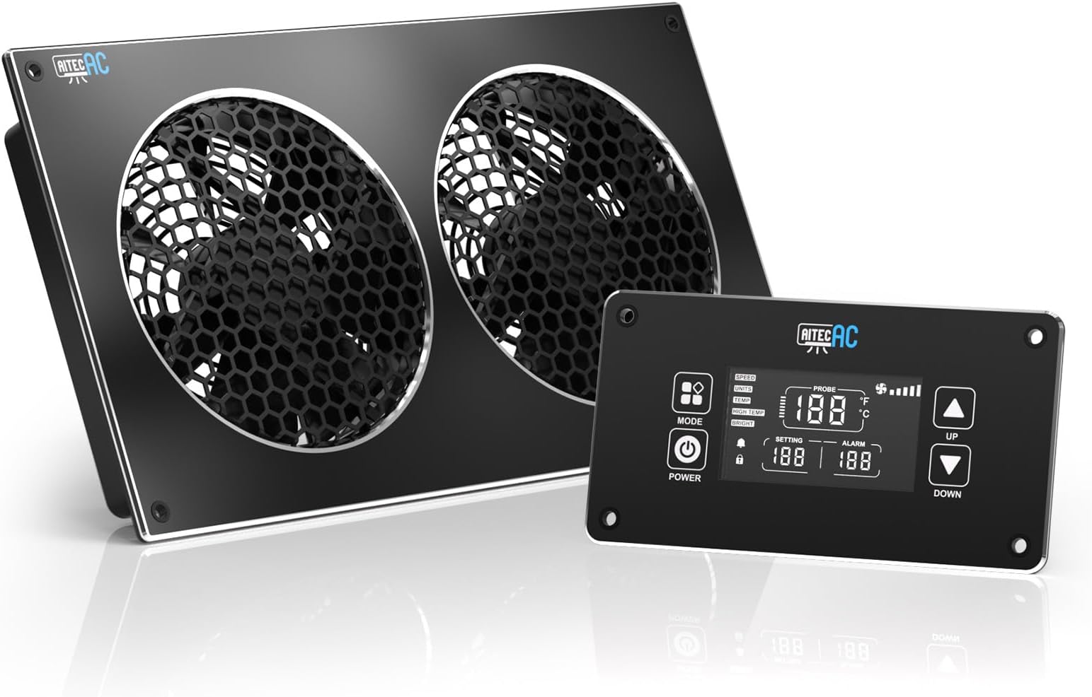 Amazon.com: SCCCF 120mm USB Quiet Cabinets Cooling Fan System 6" with 0 ...