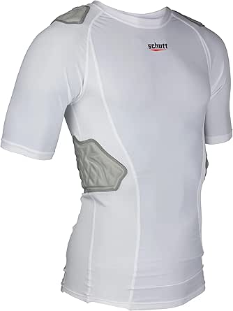 Amazon.com: Schutt ProTech Youth All-in-One Football Padded Compression ...