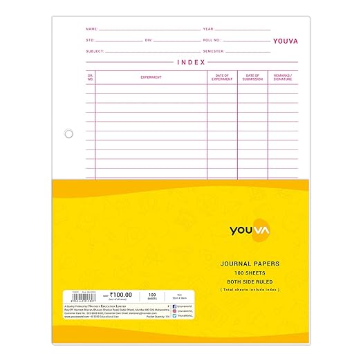 Navneet Youva | Journal Paper for Project/Assignment/Practical/Homework ...