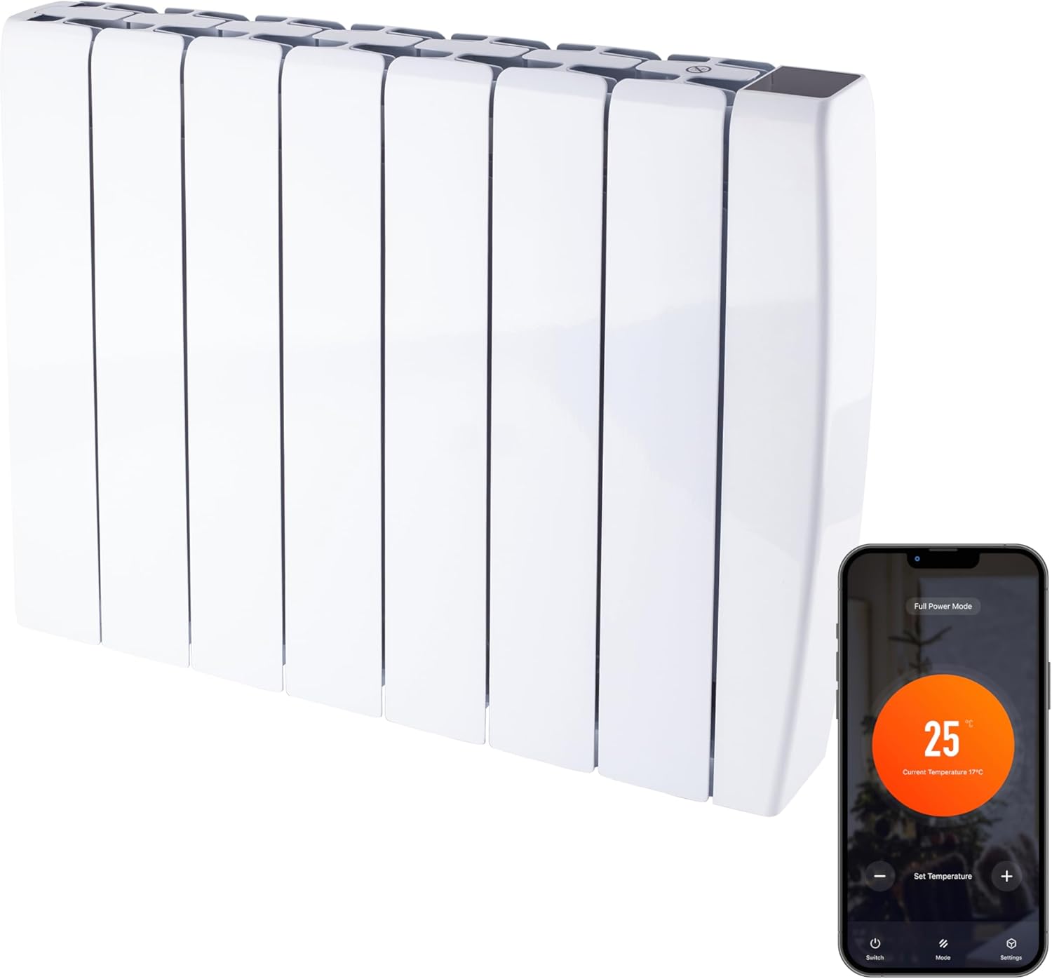 TCP Smart Ceramic Panel Radiator 2000W (White) – Smart WiFi Electric ...