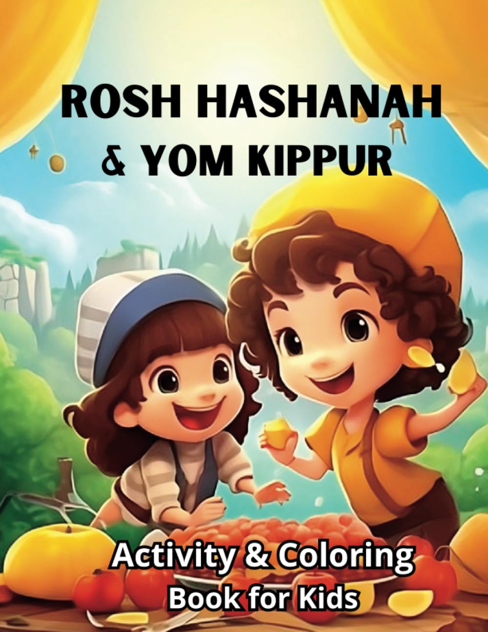Buy Rosh Hashanah Activity Book for Kids - Rosh Hashanah & Yom Kippur ...