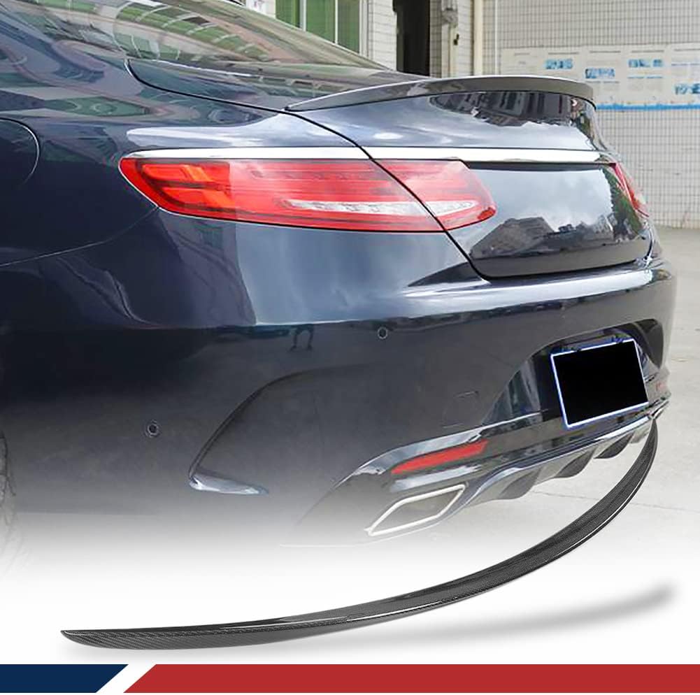 Amazon.com: Carbon Fiber Trunk Spoiler for Mercedes Benz S-Class 2-Door ...