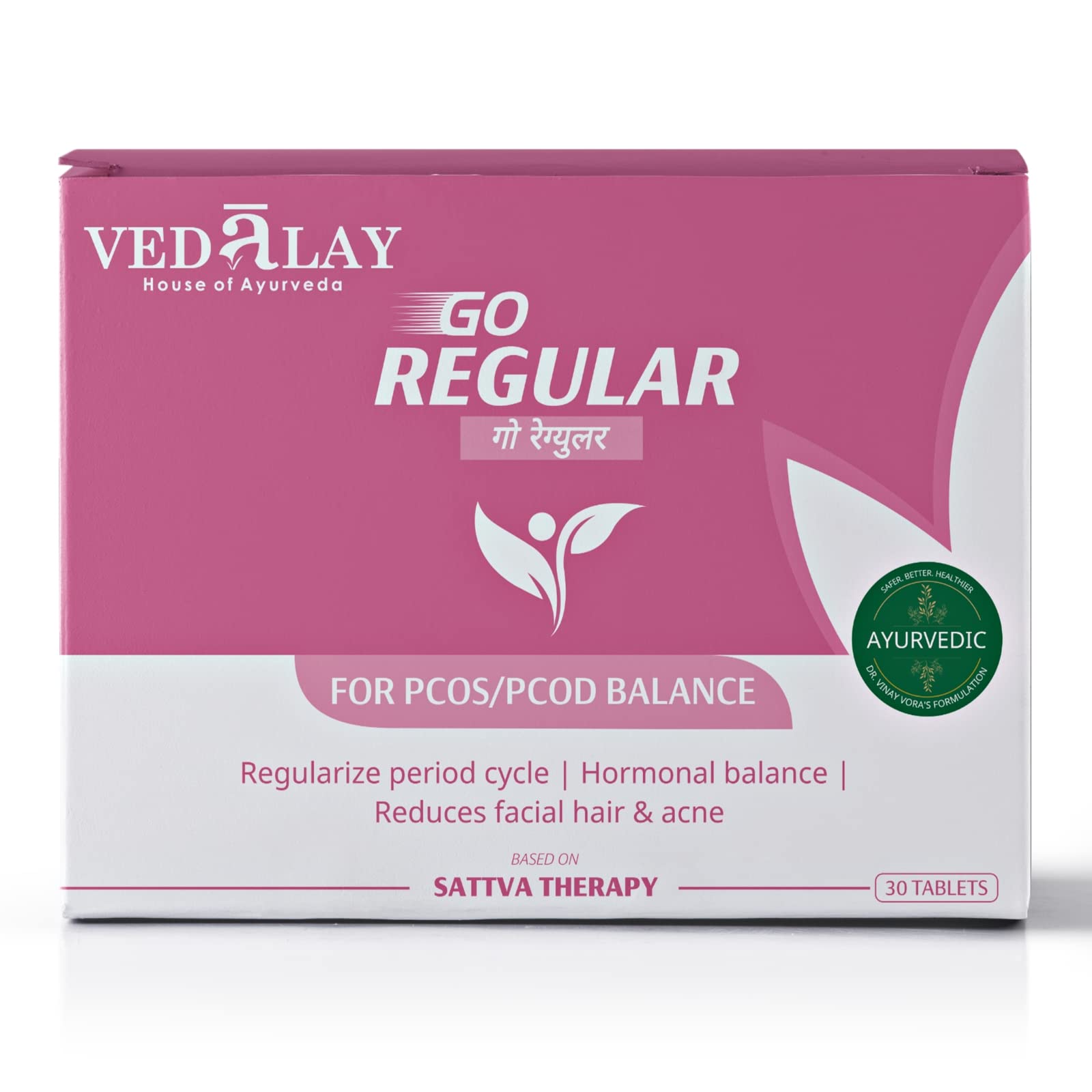 Buy Vedalay GoRegular Ayurvedic Tablets | For PCOS/PCOD Balance ...