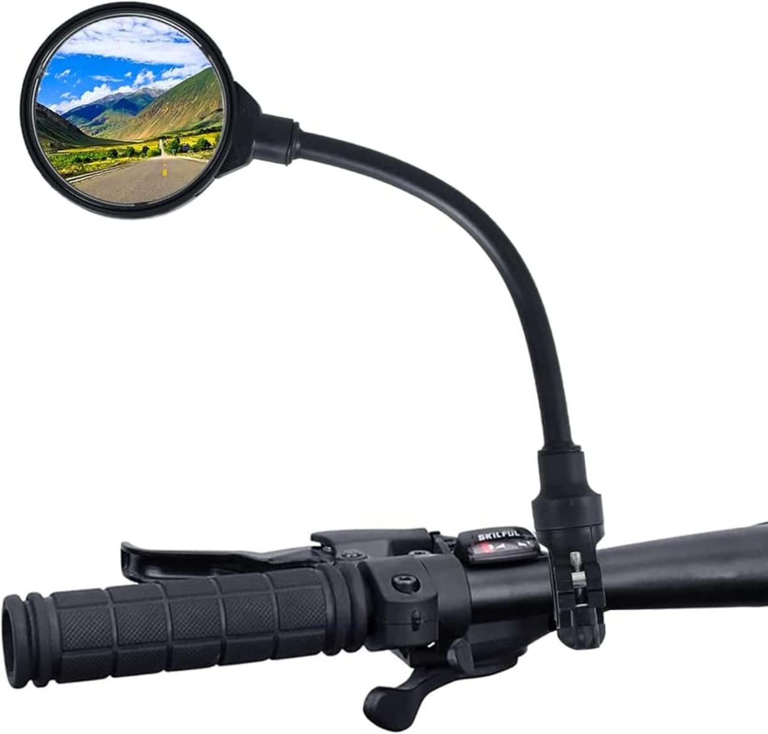 Amazon.com: Handlebar Mirror 360° Adjustable Handlebar Mount Long ...
