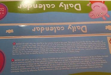 Amazon.com: Peppa Pig My First Magnetic Calendar for Kids - Engaging ...