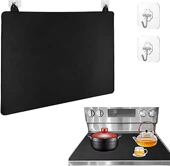 Black Induction Hob Protector Mat: YOYIAG Large Induction Hob Cover ...