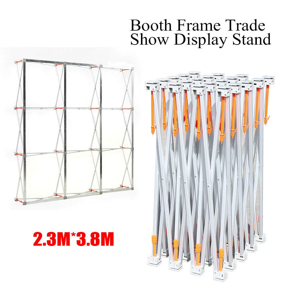 Buy Aluminum Square Tube Gusset Pull Net Display Rack, Pop Up Trade ...