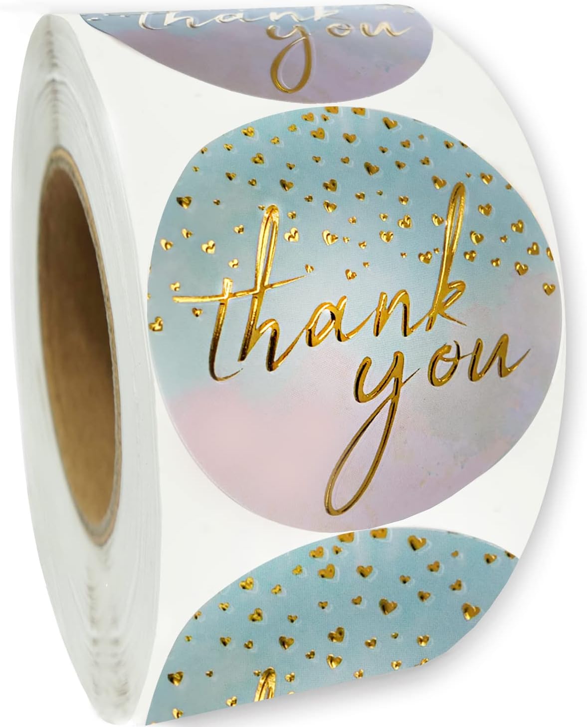 Amazon.com : lollipro Thank You Stickers for Business 4 Design Round ...