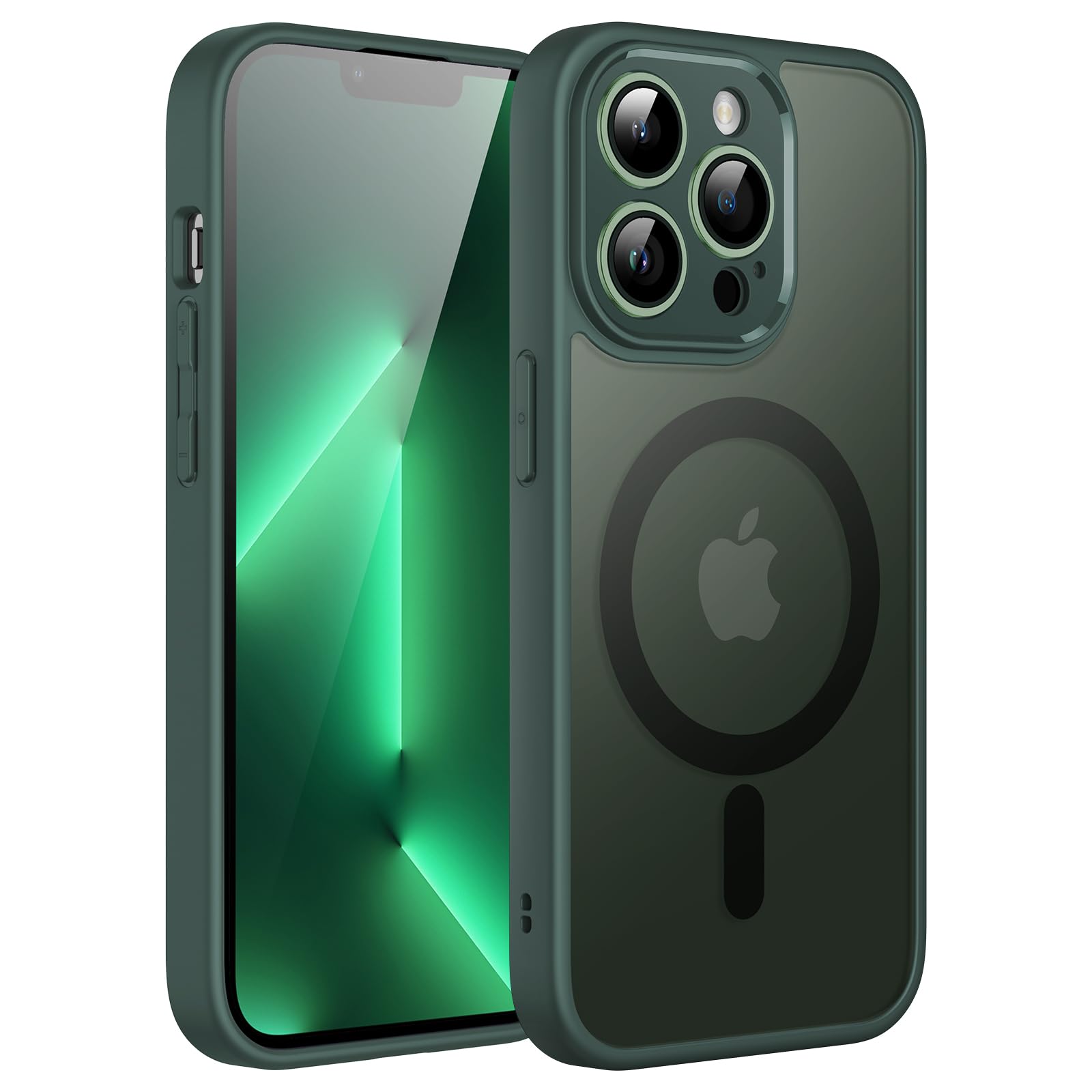 Amazon.com: JETech Magnetic Case for iPhone 13 Pro 6.1-Inch, Compatible ...