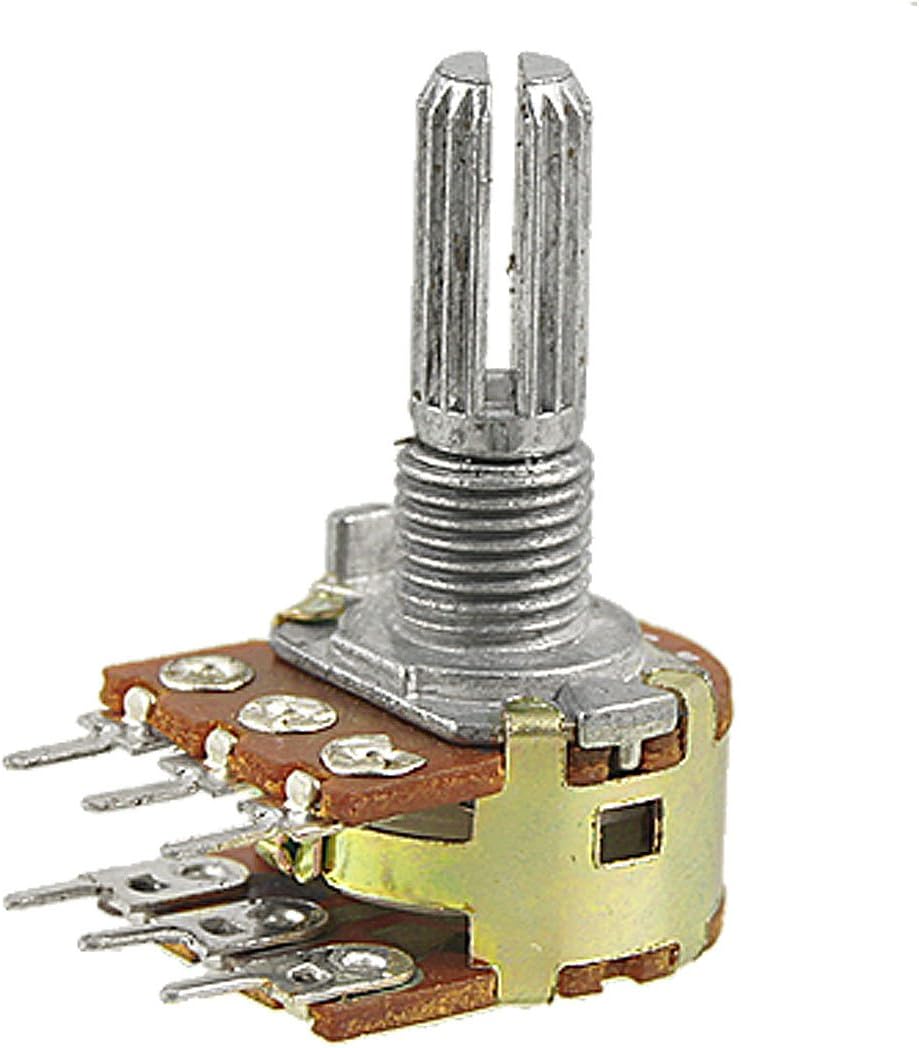 Amazon.com: Aexit Knutled Shaft Variable Resistors Dual Taper Linear ...