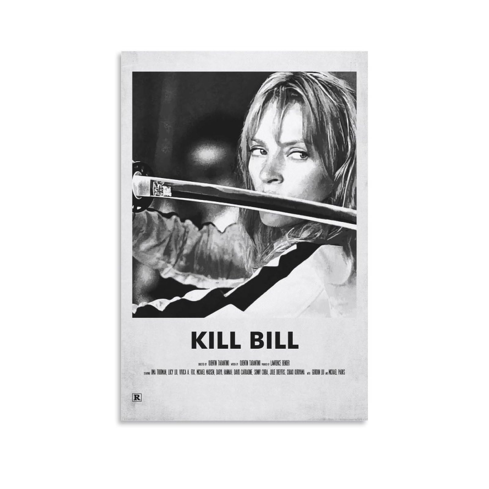 Kill Bill Poster Black And White