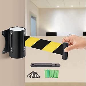 Amazon.com: Belt Barrier Line Divider, Queue Retractable Barrier Belt ...