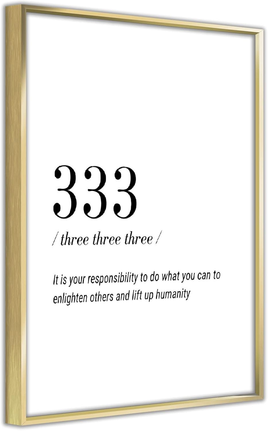 Amazon.com: 333 Angel Poster 333 Posters - 333 Numerology 333 Prints ...