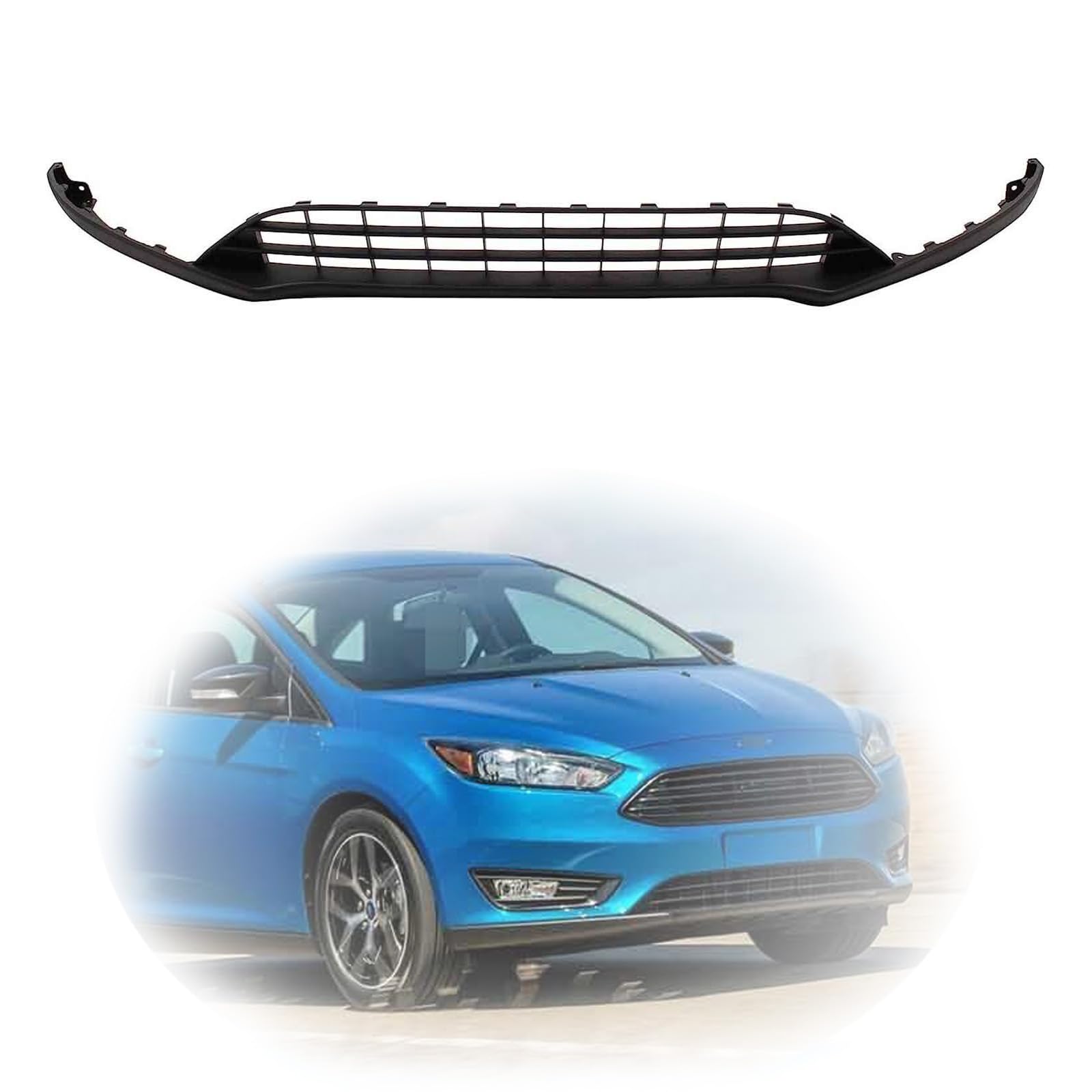 Amazon.com: Front Lower Bumper Valance Panel Grill For 2015-2018 Focus ...