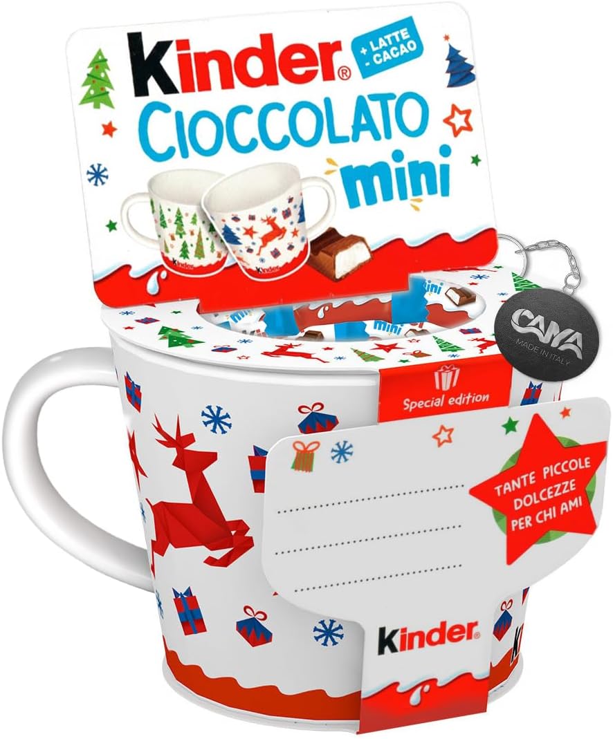 Kinder Tazza Natalizia Special Edition con Mini Kinder Cioccolato e ...