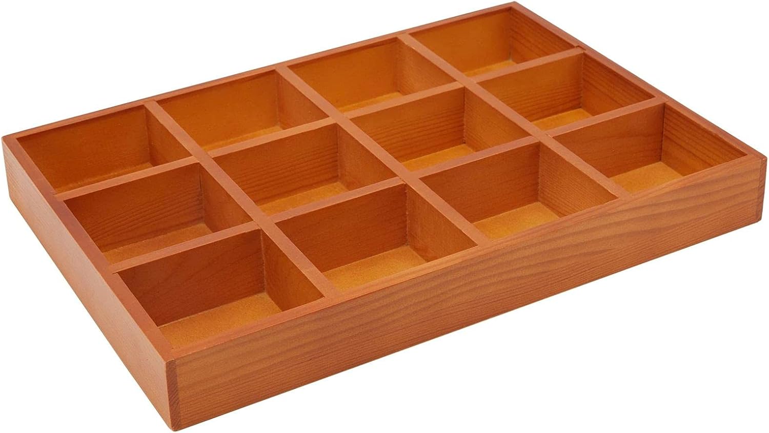 Amazon.com: Juvale Wooden Drawer Organizer with 12 Compartments ...