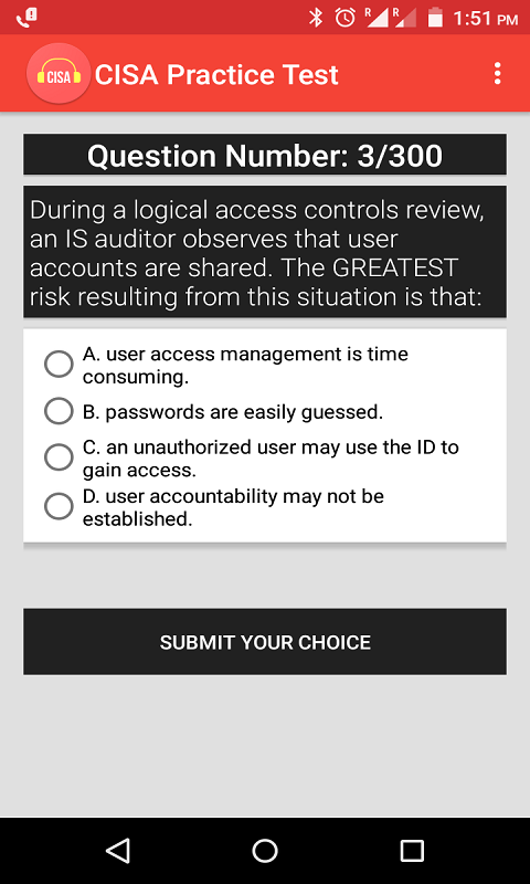CISA Practice Test (Certified Information Systems Auditor):Amazon.com ...