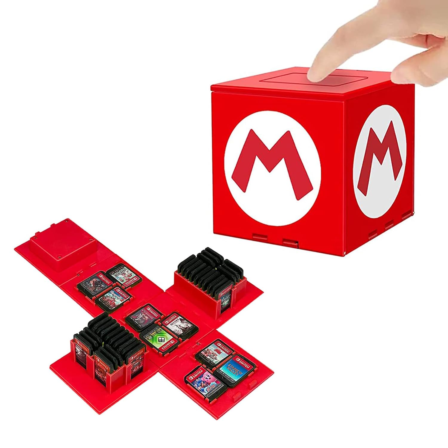 Amazon.com: doepeBAE Game Card Storage Box for Switch Game Card,Video ...