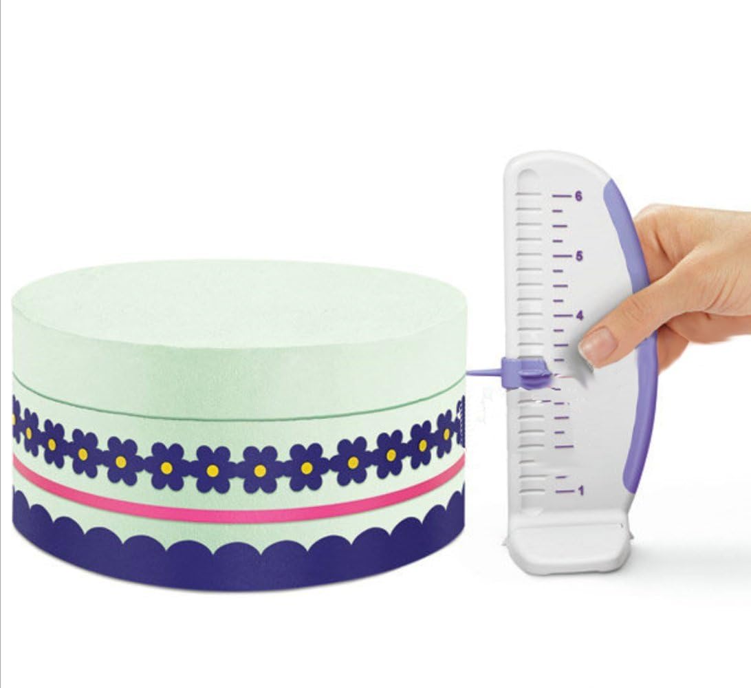 Amazon.com: Cake Measuring Marker Draw Balance Ruler, KOOTIPS Pattern ...