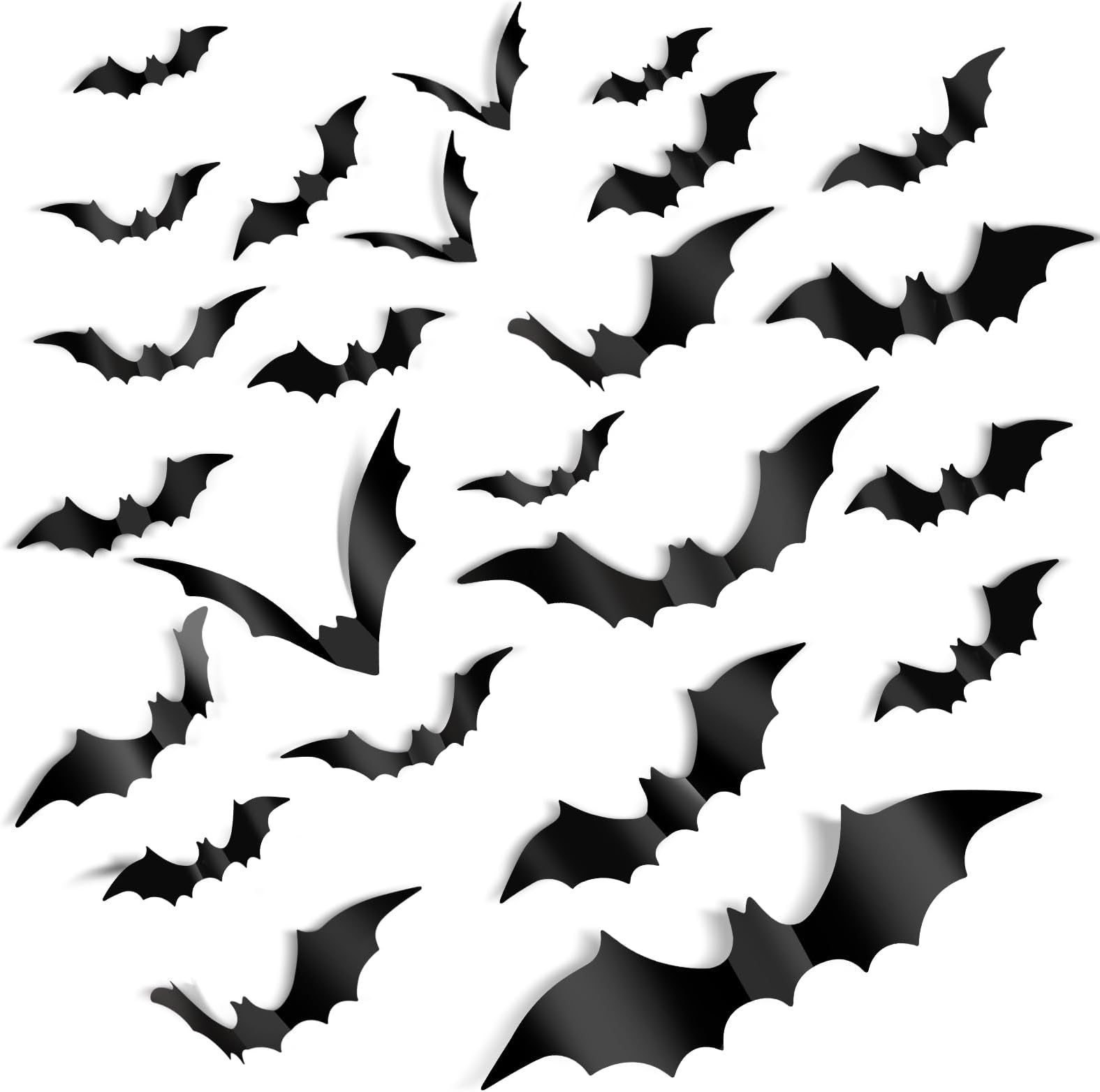 Amazon.com: Halloween Bat Red Spider Wall Stickers,Peel & Stick ...