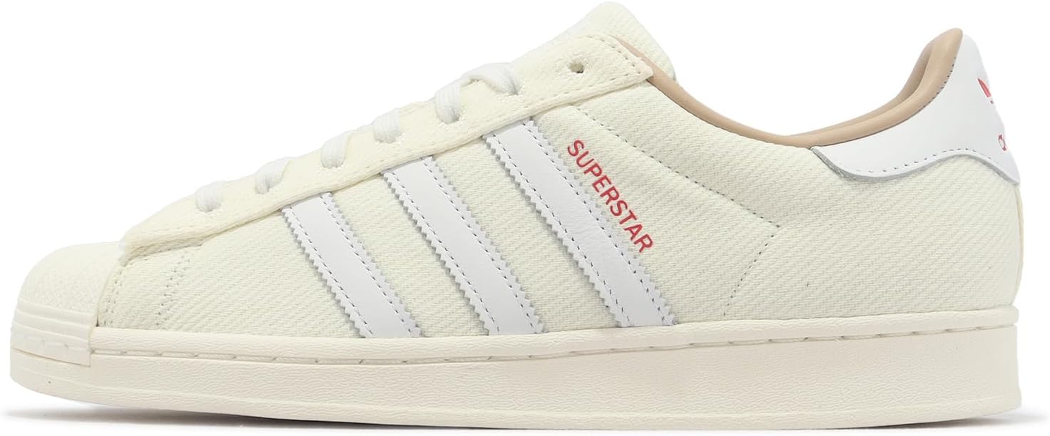 Amazon.co.jp: [アディダス] スーパースター メンズ カジュアル シューズ Superstar Denim Beige Men ...